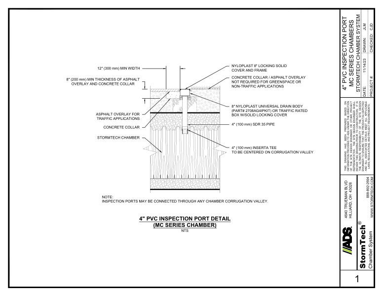 Documents - StormTech PVC Inspection Port (MCSeries)