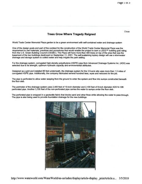 Documents - Trees Grow Where Tragedy Reigned - Waterworld