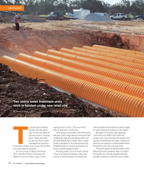 Protecting a Texas Aquifer: Industrial Water and Wastes Digest ...